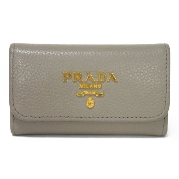 Prada | Accessories | Prada Vitello 6ring Key Case Grained Calfskin ...